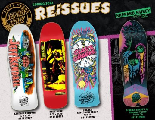 New Santa Cruz Spring 2023 Reissues (feat. Kendall Pumpkin, Knox Punk ...