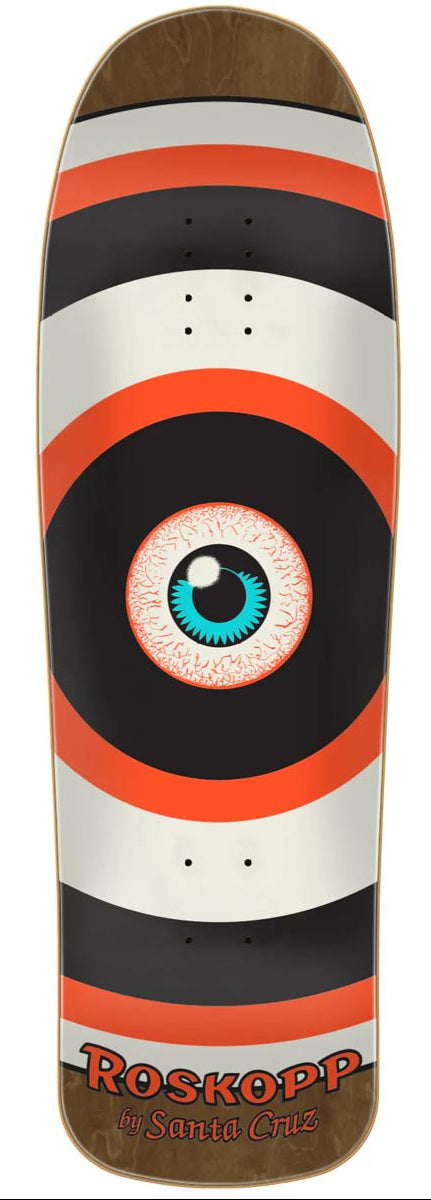 9.62in Roskopp Target Eye Santa Cruz Reissue Skateboard Deck ...